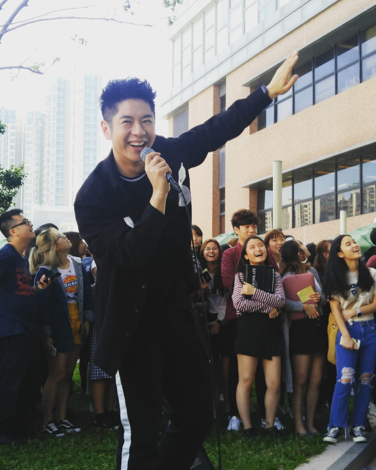 PolyU HKCC - What’s Happening - Singer Alfred Hui Performs on Campus ...